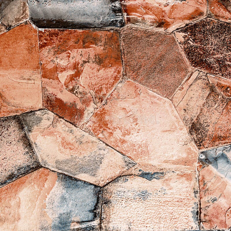 Rustic Geometry, Geometry Ceramic Tiles for Floor and Wall Stock Image ...