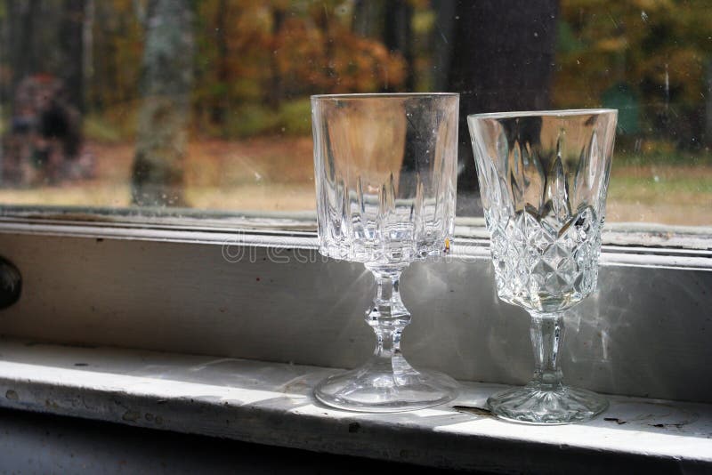 Rustic Glassware stock image. Image of sitting, glass - 102109811