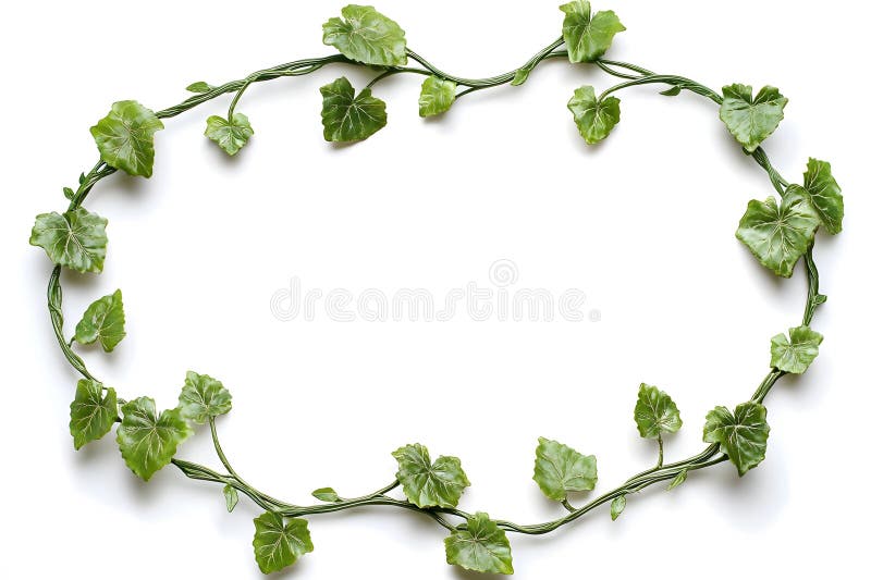 Rustic Grapevine Frame on White for Seasonal and Artistic Creations ...