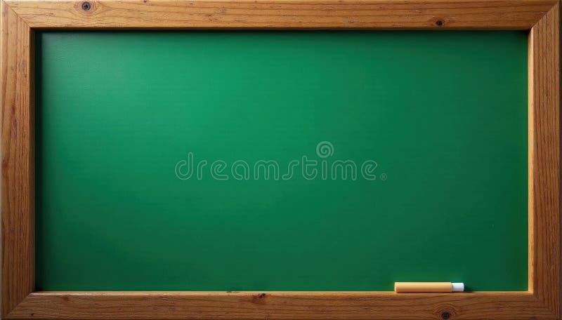 Rustic Green Chalkboard with Wood Frame, Isolated , Slate, Image ...