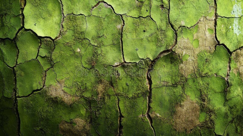Rustic Green Wall with Peeling Paint, a Textured Background Image ...