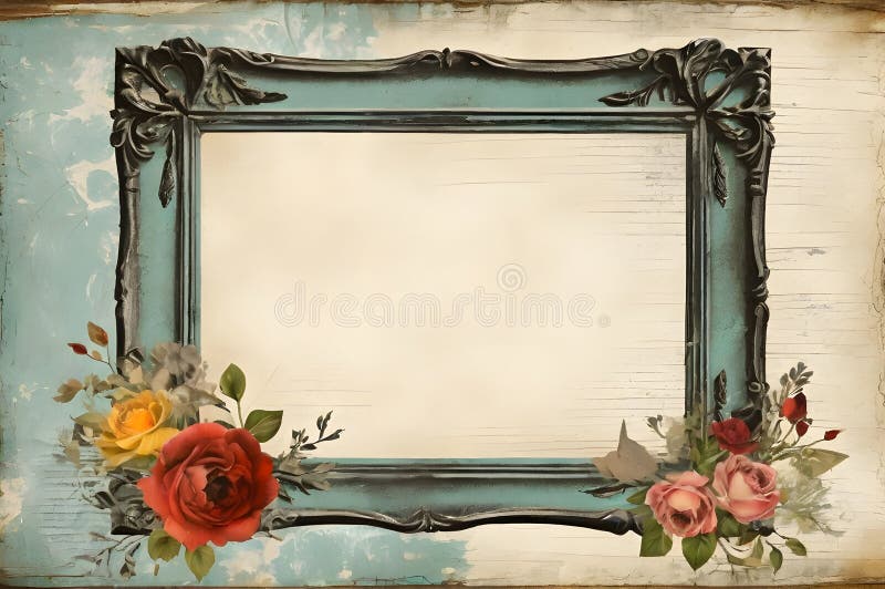 Rustic Grunge Frame Featuring Scratched Surfaces, Layered Grit, and ...