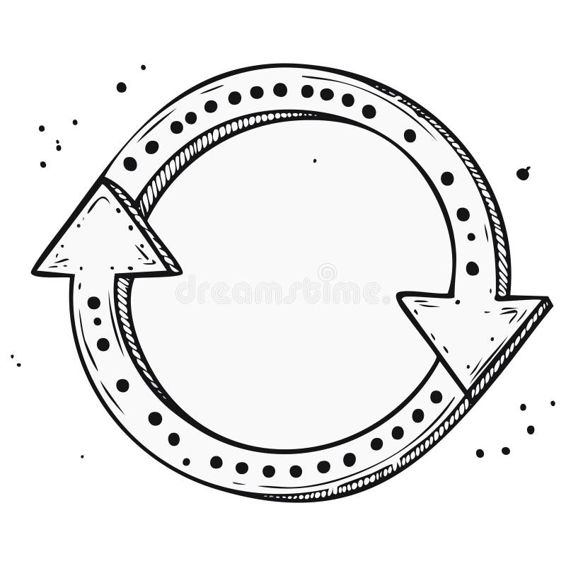 Continuous Arrow Symbol Stock Illustrations – 4,828 Continuous Arrow ...