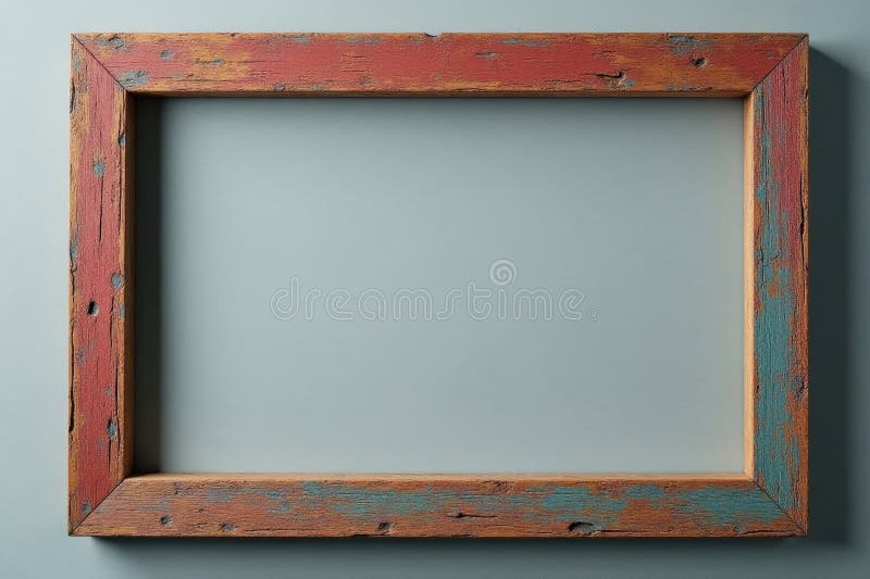 Rustic Hand Painted Wooden Frame, Grey Backdrop , Rustic Frame, Hand ...
