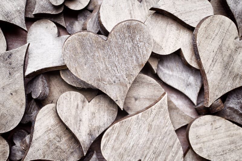 Rustic heart. stock photo. Image of plank, macro, effect - 57443278