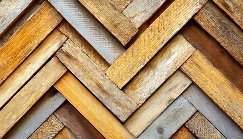Rustic Herringbone Pattern Reclaimed Wood Texture from Natural Wood ...