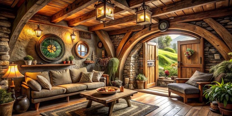 Rustic Hobbit House Interior Design Create a Cozy and Inviting Home ...