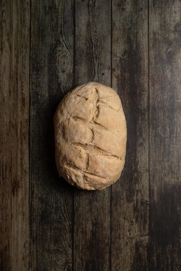 Rustic Home Made Bread, Made at Home Stock Photo - Image of trunk, home ...