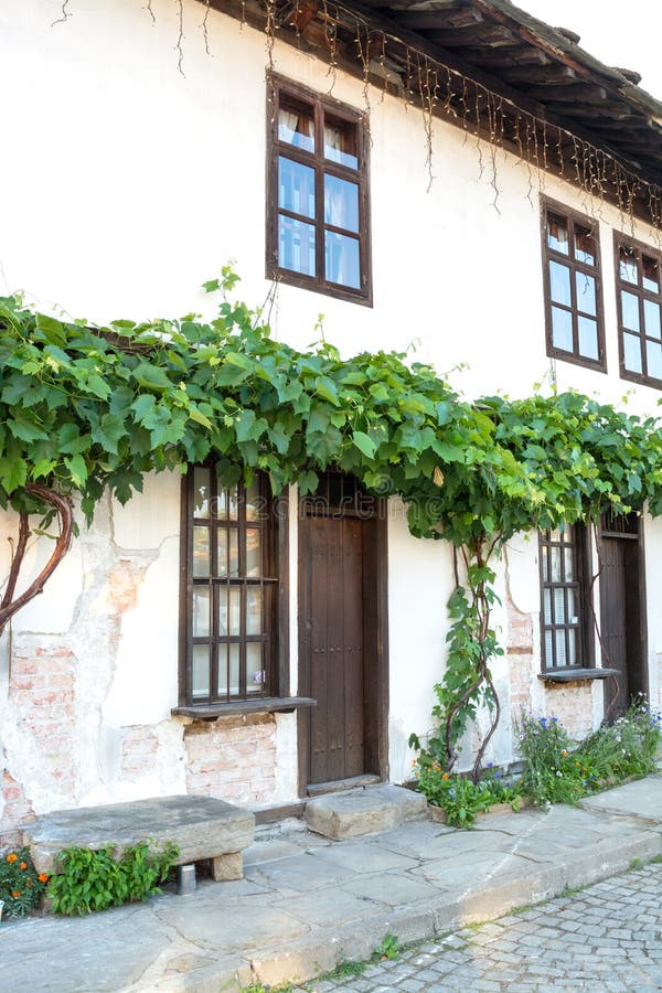 Rustic House in Traditional Bulgarian Village, Bulgaria Stock Photo ...