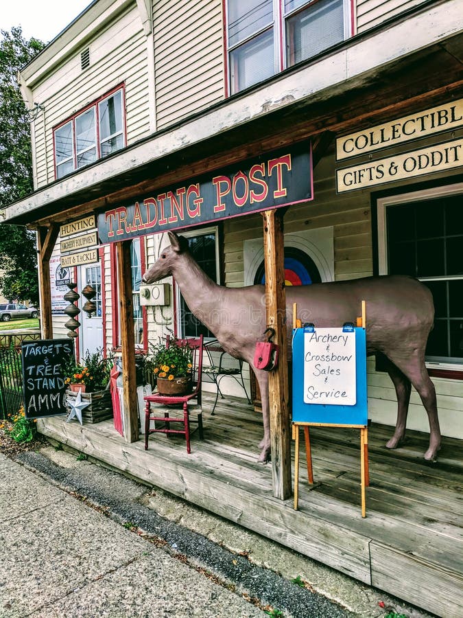 Rustic Hunting Storefront editorial stock image. Image of rural - 99218894