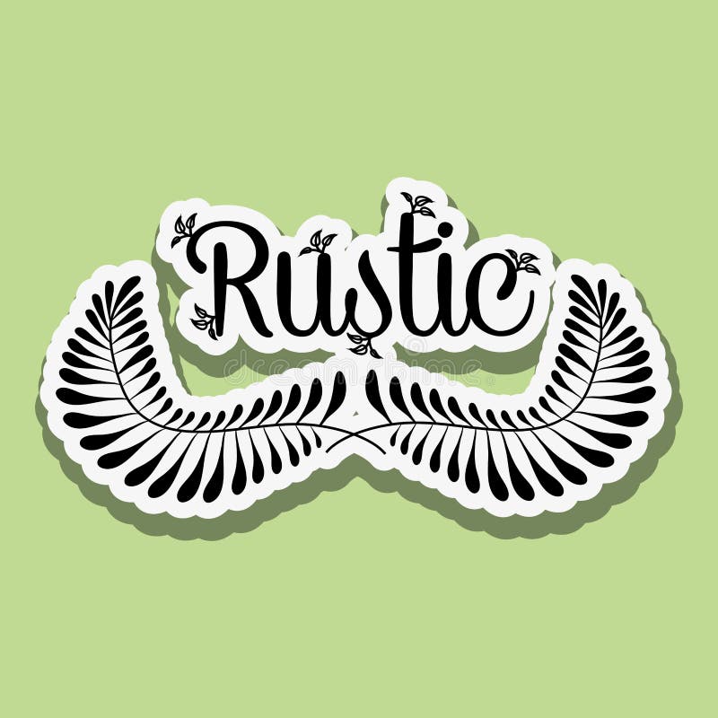 Rustic Icon Design , Vector Illustration Stock Vector - Illustration of ...