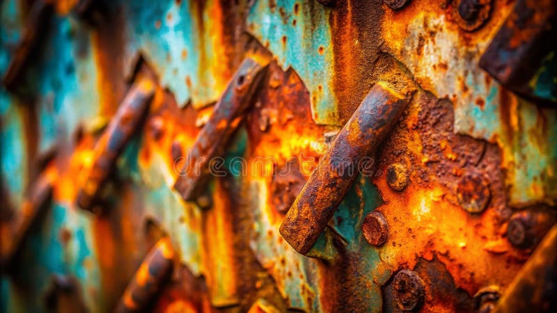 Rustic Industrial Metal Texture a Grunge Rust Background for Creative ...