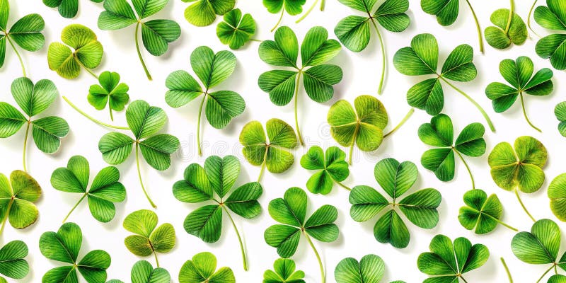 Rustic Irish Clover Tea Leaf Pattern Background a Charming Homestead ...