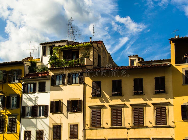 Rustic Italian Apartments stock photo. Image of house - 22196754