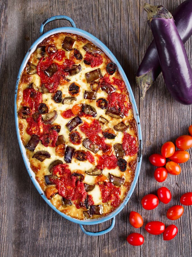 Rustic Italian Baked Vegetable Ragu Stock Image - Image of tomatoes ...