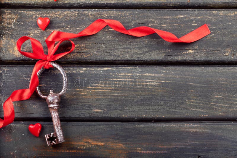 Rustic key stock photo. Image of heart, concept, objects - 36782344
