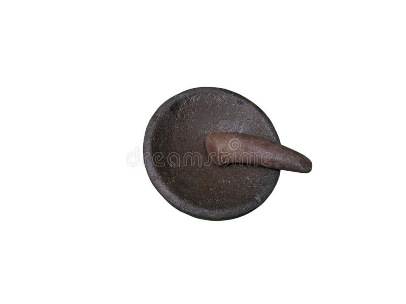 Rustic Kitchen Utensil Handmade Stone Grinder. Stock Image - Image of ...