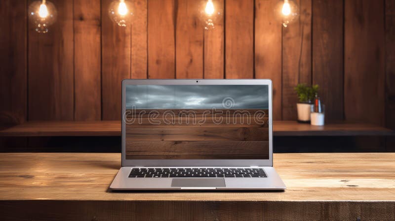Rustic Laptop Stock Illustrations – 946 Rustic Laptop Stock ...