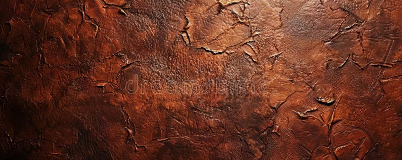 A Rustic Leather Background with a Rich, Brown Texture and Natural ...