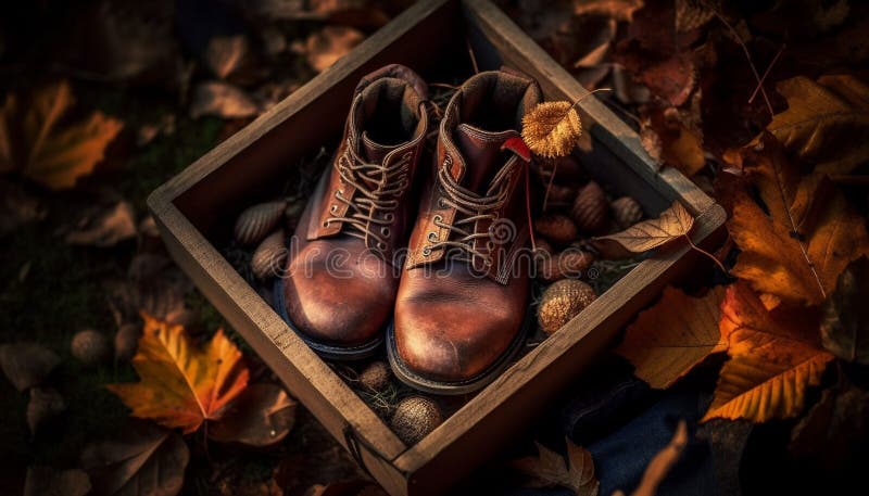 Rustic Leather Boots Blend Elegance with Outdoor Adventure in Autumn ...