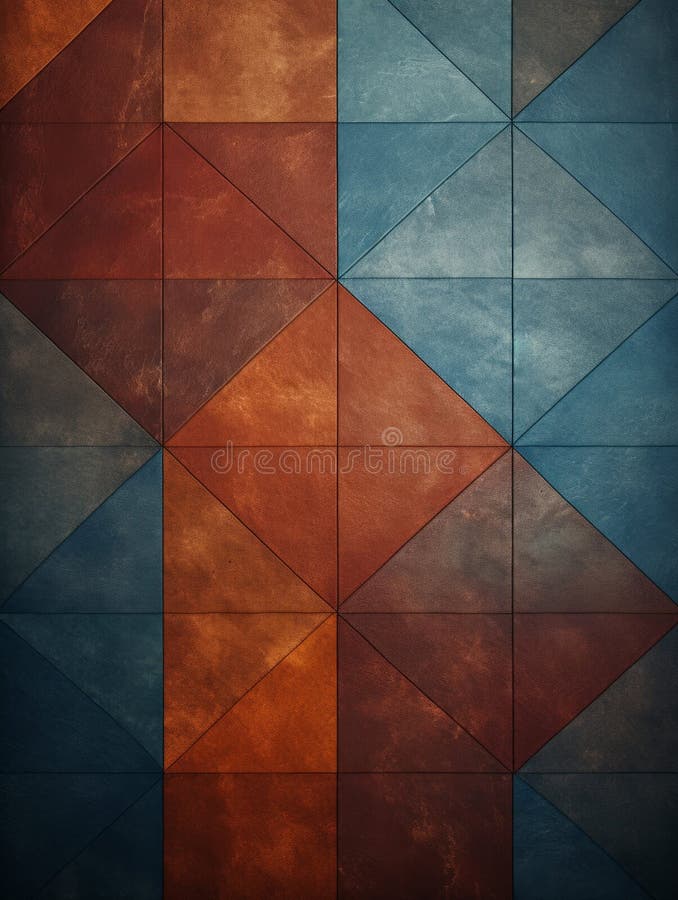 Rustic Leather Creative Abstract Geometric Texture. Stock Photo - Image ...