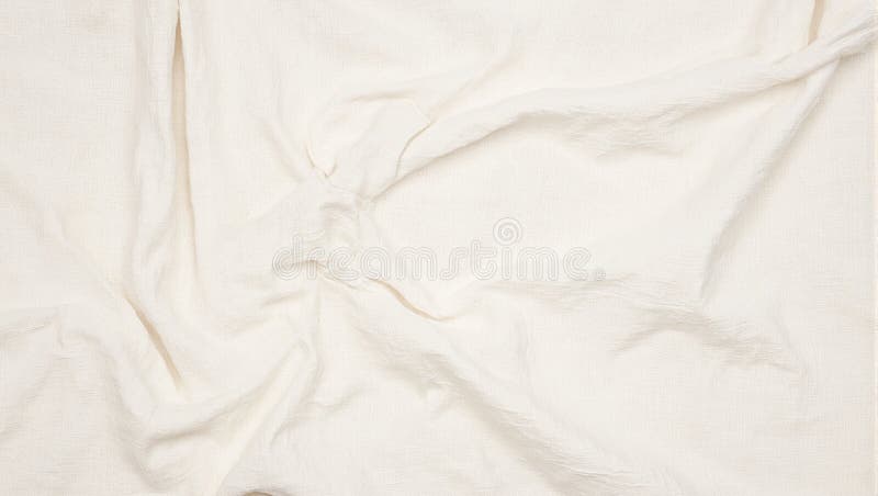 Rustic Light Beige Muslin Fabric with Crinkled Texture Stock ...