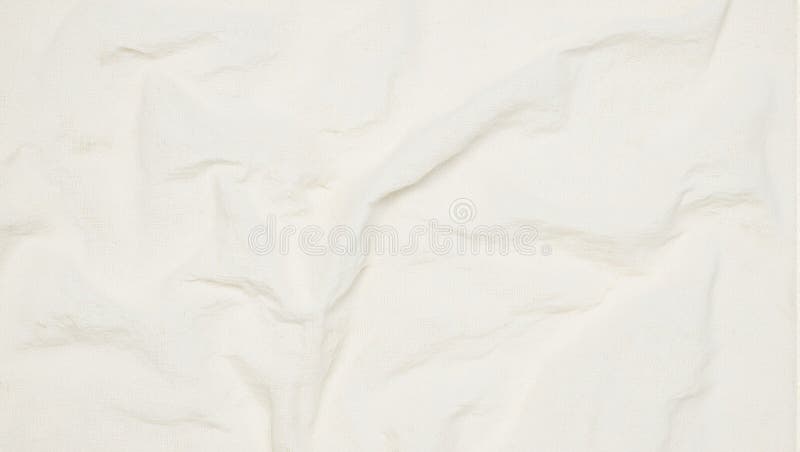 Rustic Light Beige Muslin Fabric with Crinkled Texture Stock ...