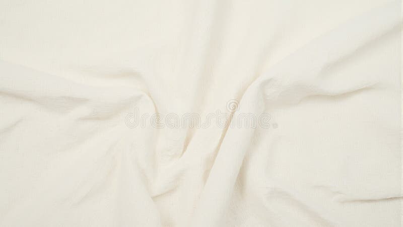 Rustic Light Beige Muslin Fabric with Crinkled Texture Stock ...