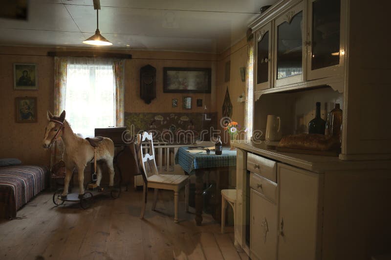 Rustic Living Room editorial image. Image of wooden - 280488415