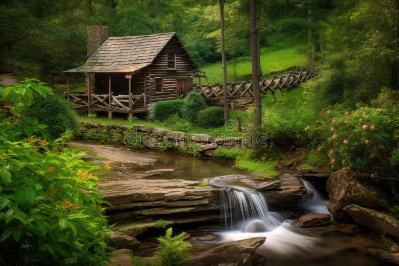 Waterfall Log Stock Illustrations – 180 Waterfall Log Stock ...