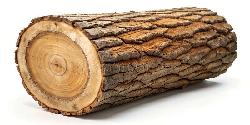 Rustic Log Close-Up: Natural Wood Texture and Patterns Stock ...