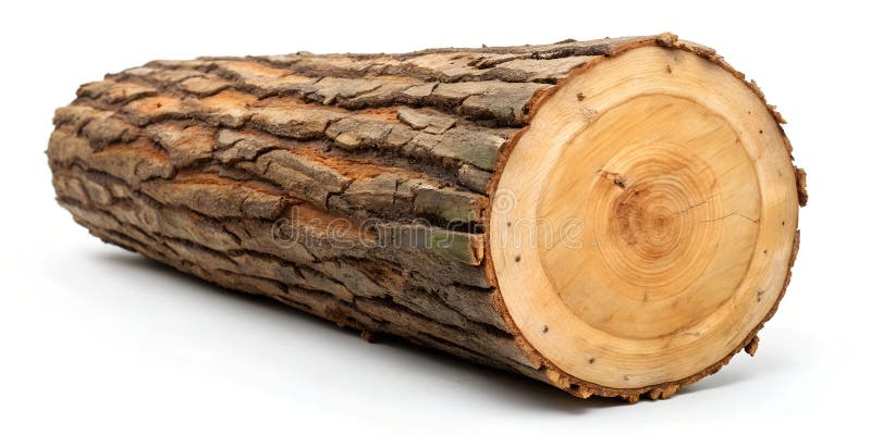 Rustic Log Close-Up: Natural Wood Texture and Patterns Stock ...