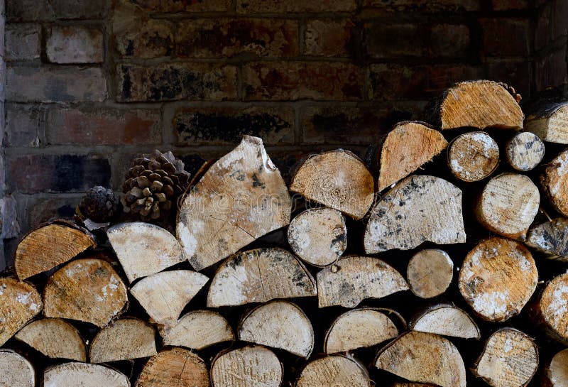 Fireplace Logs stock photo. Image of firewood, forest - 30042262