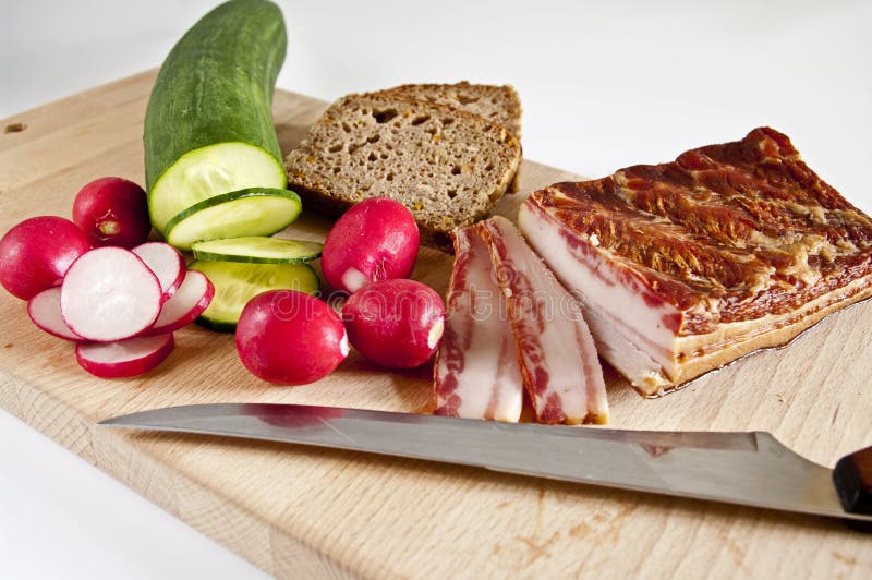 Rustic meal stock photo. Image of radish, rustic, bread - 10475056