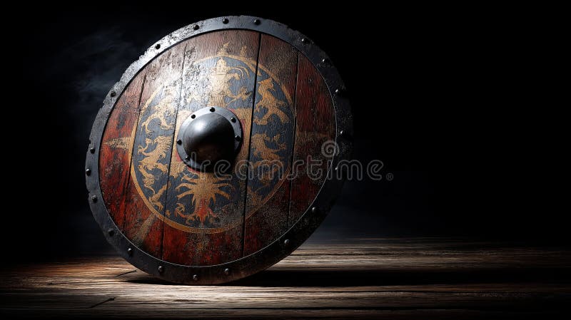 Realistic Round Shield Stock Illustrations – 1,270 Realistic Round ...