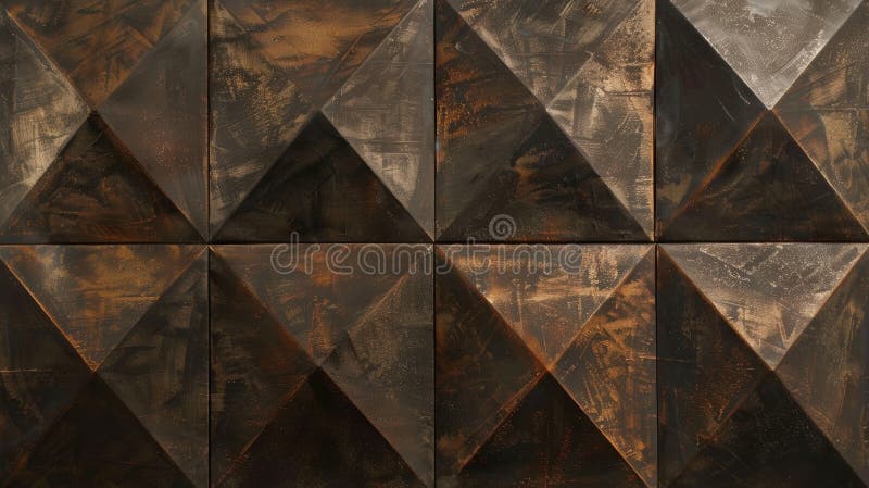 Rustic Meets Modern with this Embossed Metal Wall Panel Boasting a ...