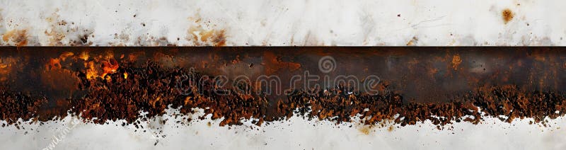 Rustic Metal Border with Fire Texture Stock Illustration - Illustration ...