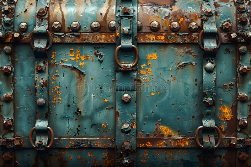 Rustic Metal Container on Old Canvas: Grunge Texture and Intricate ...