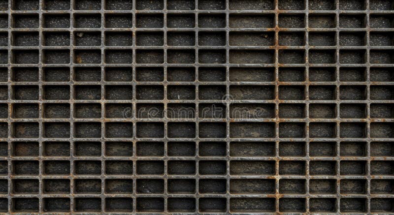 Rustic Metal Grid Texture Background Industrial Design Element Stock ...
