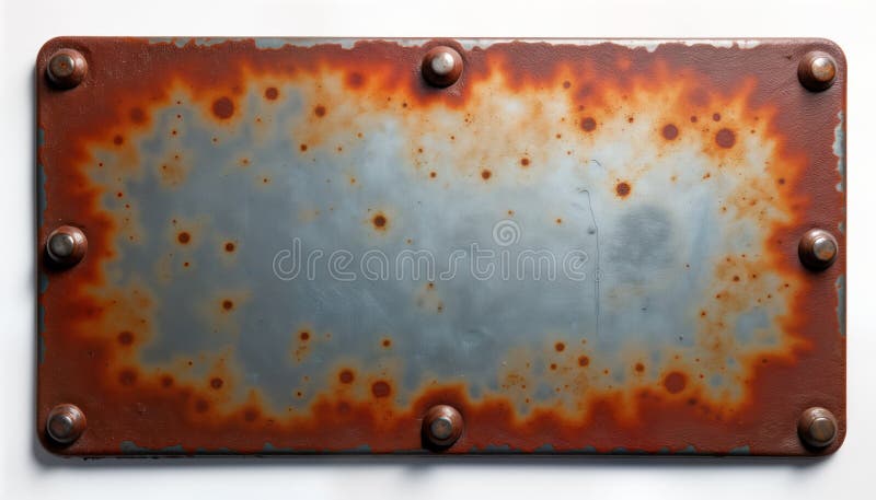 Blank Rusty Metal Plate Stock Illustrations – 1,958 Blank Rusty Metal ...