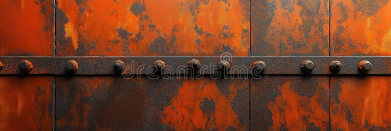 Rustic Metal Surface with Rusty Texture and Industrial Design Elements ...