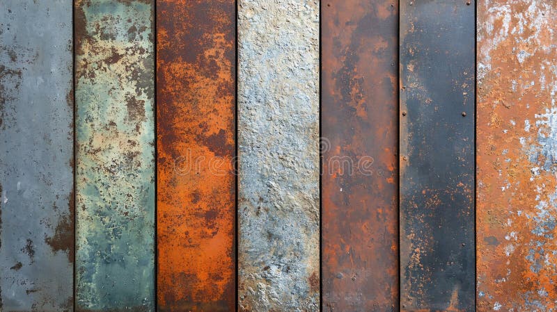 Rustic Metal Texture Background: Grunge Iron Panel High Quality Image ...