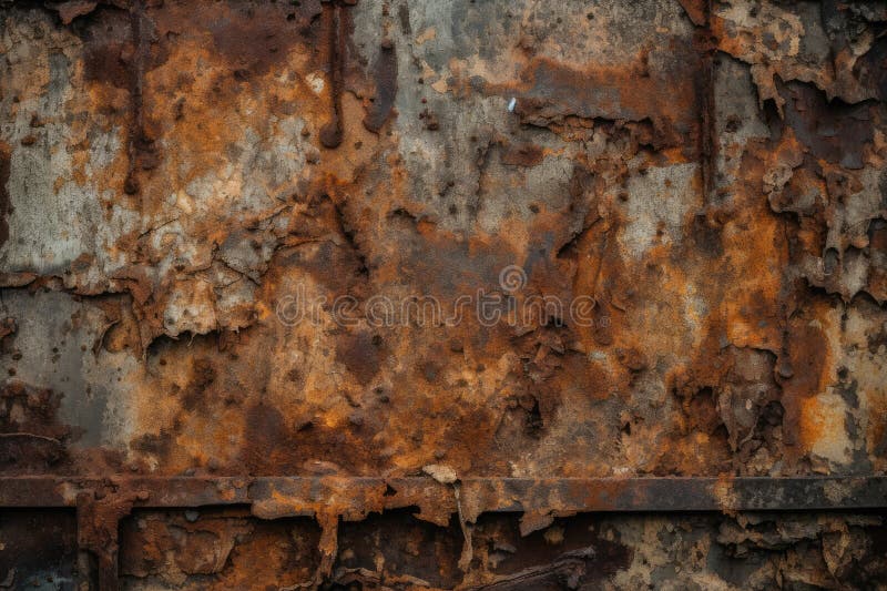 Rustic Metal Texture with a Blend of Rust, Grunge and Vintage Stock ...
