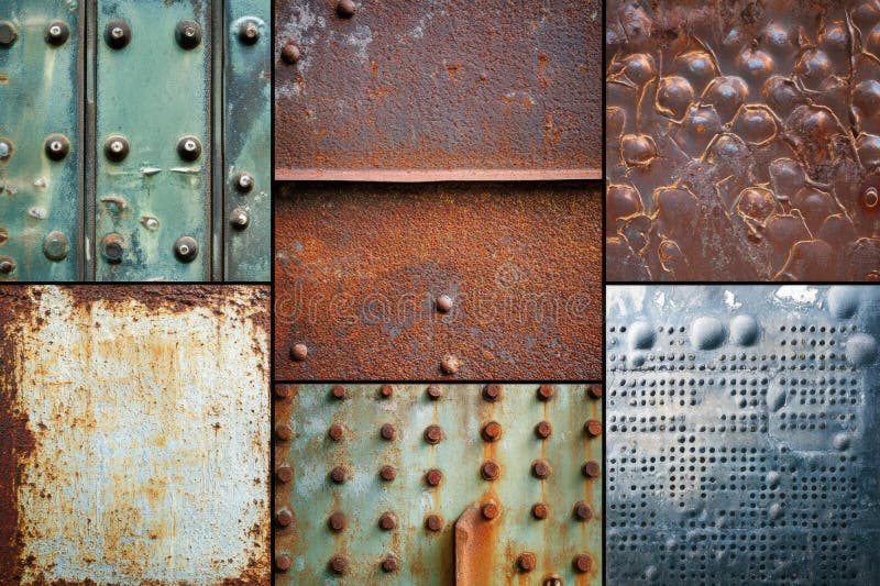 Rustic Metal Textures, a Collection of Rusty, Weathered, and Industrial ...