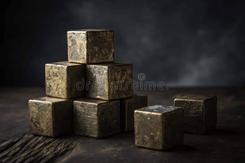 Rustic Metallic Cubes a Dramatic Still Life Study in Industrial Design ...