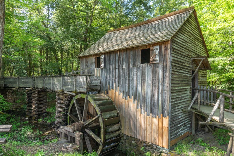 Rustic Vintage Wooden Farm Building Stock Photo - Image of landscape ...