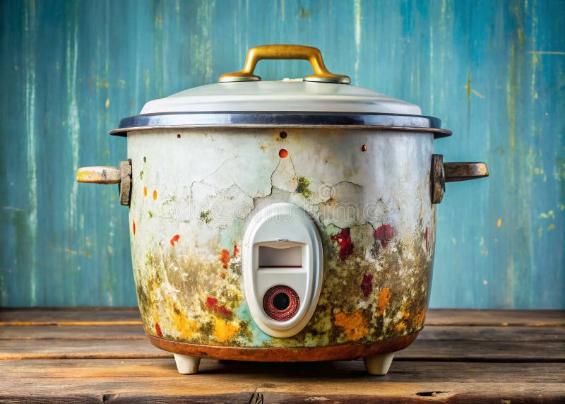 Damaged but Delightful Rustic Modern Rice Cooker for Unique Product ...