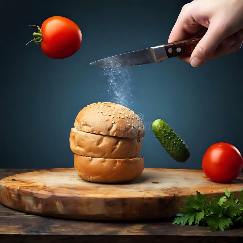 A Rustic Morning Breakfast Scene and Fruits Stock Illustration ...