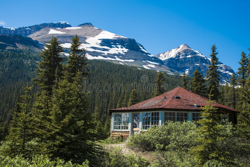Rustic mountain house stock image. Image of hotel, travel - 71383109