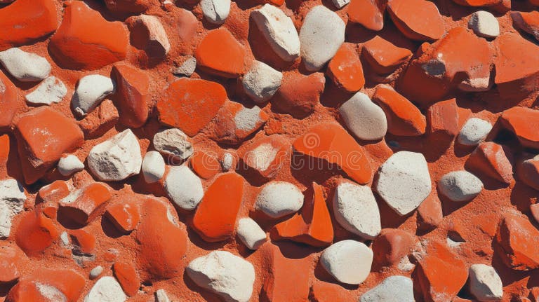 Rustic Mud Wall Texture with Colorful Pebbles for Design Inspiration ...